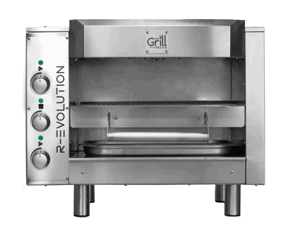 We Grill R-Evolution E3 elektromos steaksütő és broiler